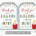 Thank You for Lighting up My Life Christmas Tag Holiday Gift Candle ...