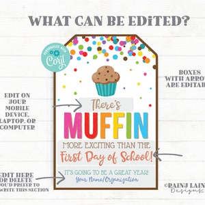 Muffin More Exciting Than the First Day of School Tag, Going to Be a ...