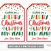 Merry Christmas and Chappy New Year Tag Holiday Chapstick Christmas Lip ...
