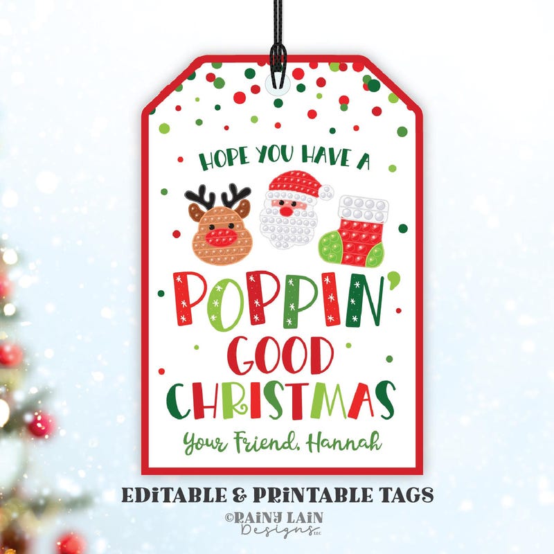 Pop It Gift Tag - 60+ Gift Ideas for 2025