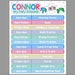 Video Game Home School Schedule Printable Kids Schedule - Etsy