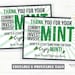 Mint Gift Tags Employee Appreciation Company Volunteer - Etsy