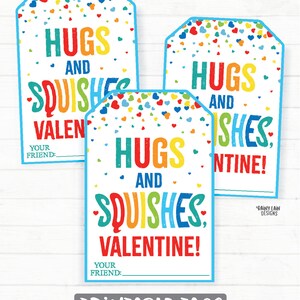 Hugs and Squishes Valentine Squishies Valentine, Squishy Toy, Squishee ...