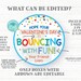 Bouncy Ball Valentine Tag, Bouncing With Fun, Bounce Valentine's Day ...
