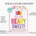 You Are Beary Sweet Valentine, Gummy Bears Valentine Tags, Bear ...