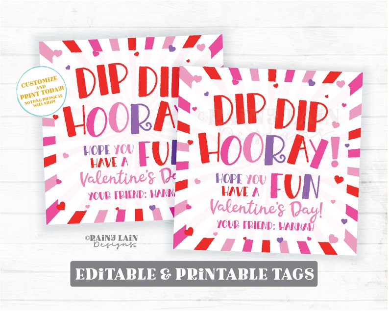 Dip Dip Hooray Have a FUN Valentine's Day, Candy Fun Preschool ...
