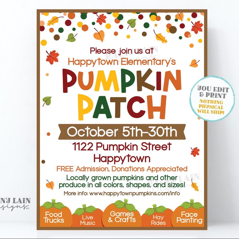 Pumpkin Patch Party - Etsy