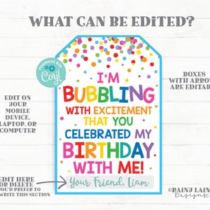 I'm Bubbling With Excitement That You Celebrated My Birthday With Me ...