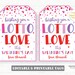 Valentine's Day Lotto Gift Tags, Wishing You a Lotto Love Valentine ...