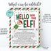 Elf Quarantine Letter, Hello From Your Elf, Christmas 2020 Hello Letter ...