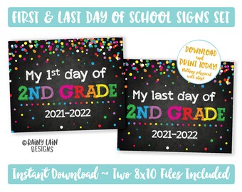 2nd Grade Sign Printable | Etsy