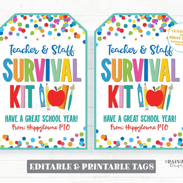 Teacher Survival Kit - Etsy