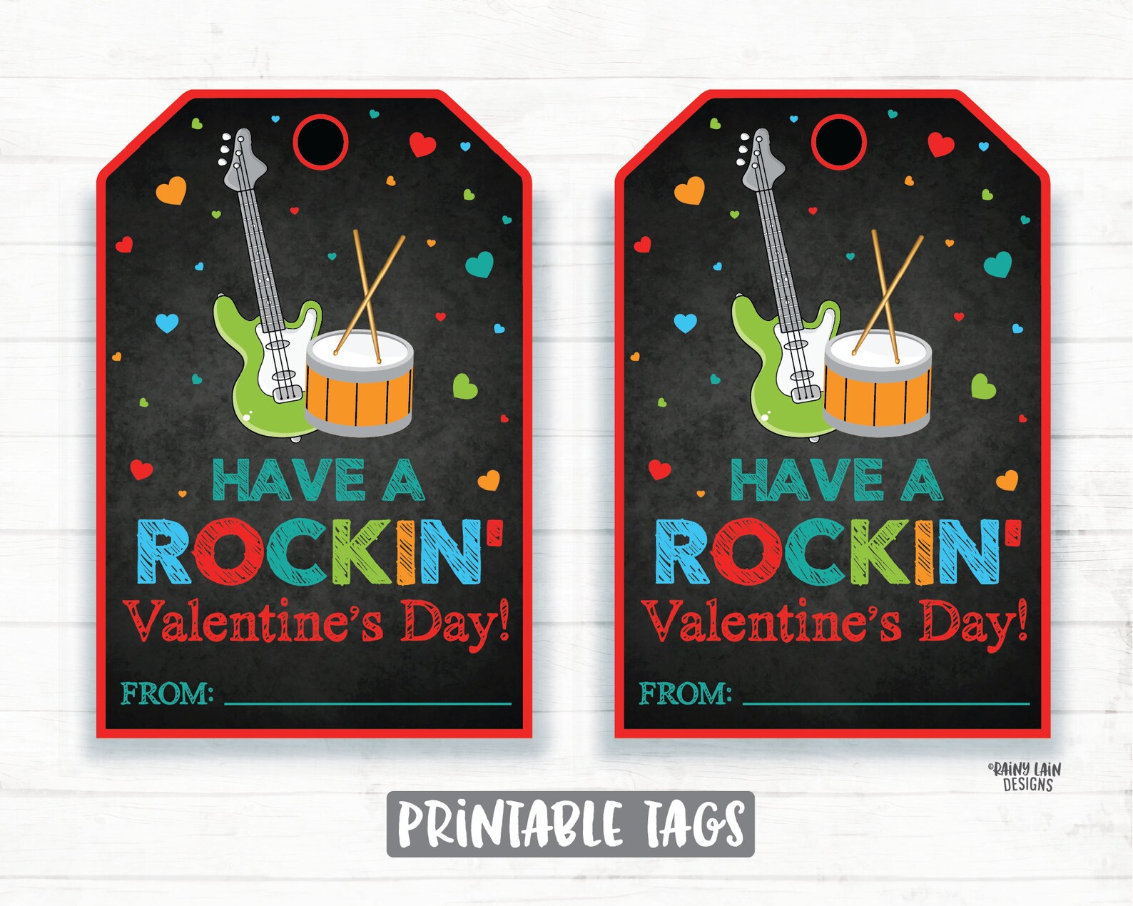 Have a Rockin Valentine's Day You Rock Rocks Pop - Etsy