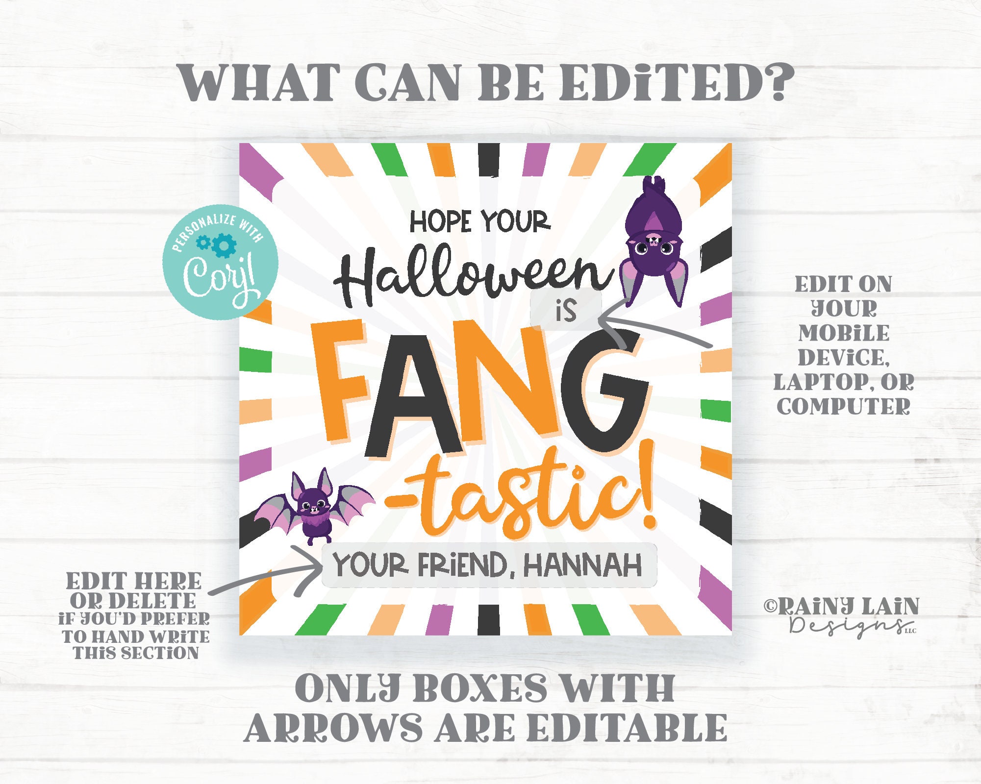 Halloween is Fang-tastic Tags Toy Fang Party Favor Halloween Trick or ...