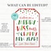 Merry Kissmas and Chappy New Year Tag Holiday Chapstick Christmas Lip ...