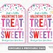 Valentine's Day Treat for Someone Oh so Sweet, Valentine Treat Tags ...
