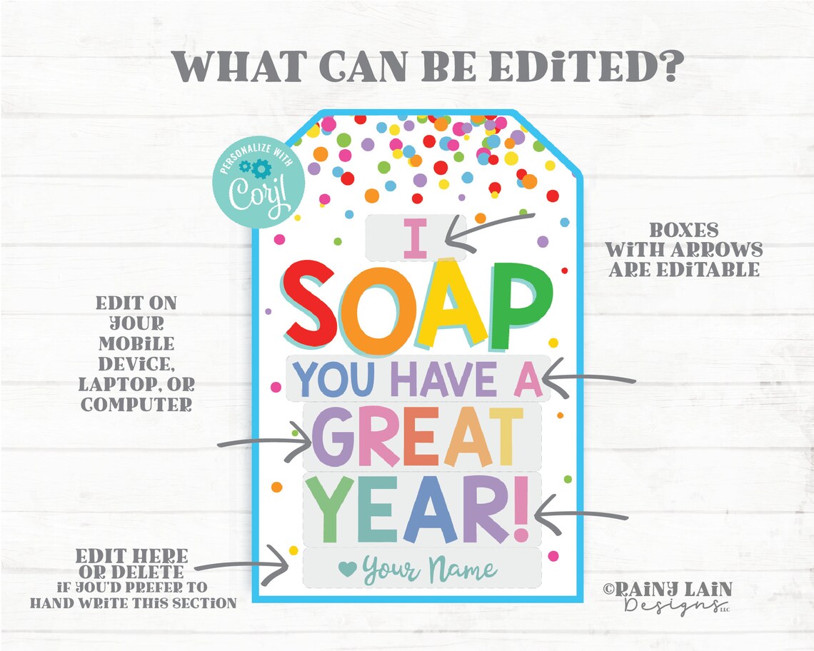 Soap You Have a Great School Year Tags Back to School Start of - Etsy