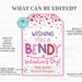 Bendy Valentine's Day Tag, Bendy Straw, Bendy Pencil, Bracelet, Bent ...