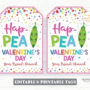 Hap PEA Valentine's Day, Pea Pod Fidget, Peas in a Pod Toy Valentine ...