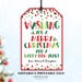 Washing You a Merry Christmas Tags Holiday Soap Gift Handmade Staff ...