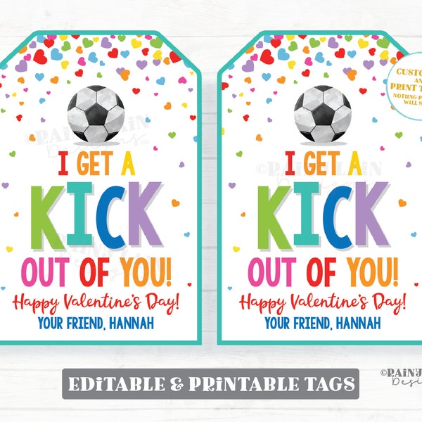 Soccer Valentine - Etsy
