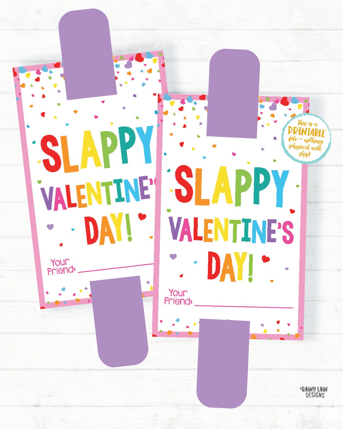 Slappy Valentine's Day Slap Bracelet Valentine Slappy | Etsy