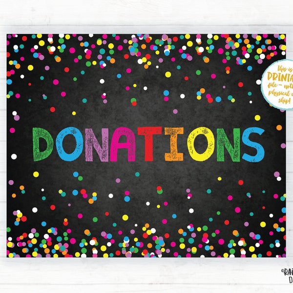 Cookie Donation Sign - Etsy