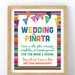 Wedding Piñata Sign, Wedding Fiesta Sign, Couples Shower Sign, Wedding ...