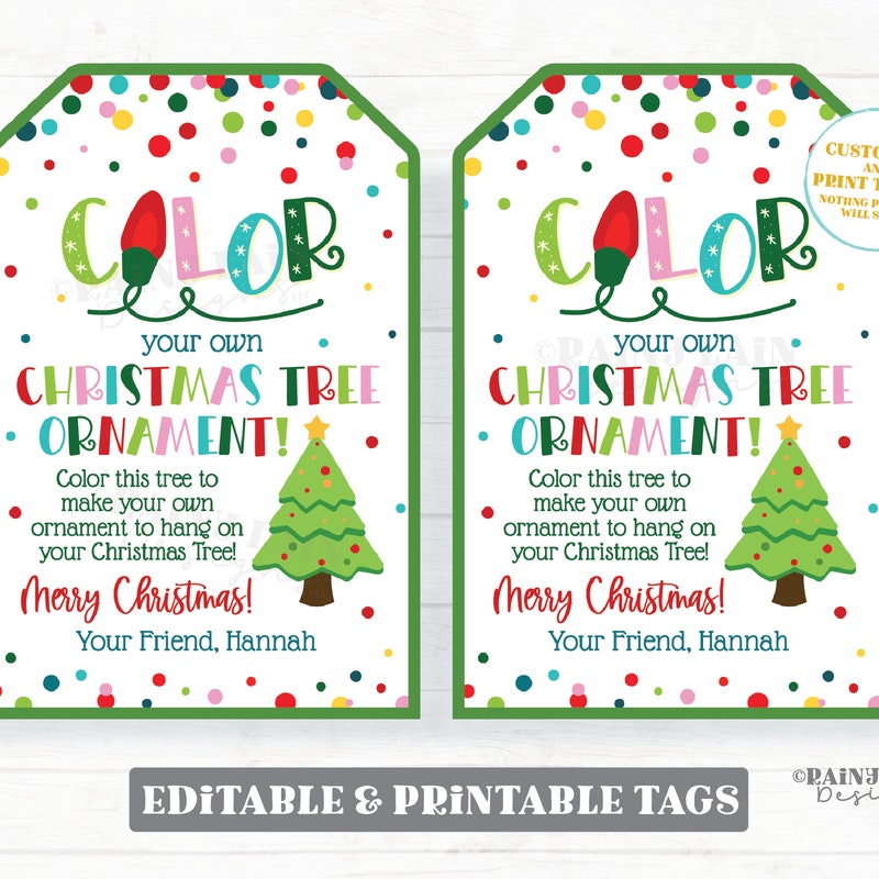 Ornament Tags - Etsy