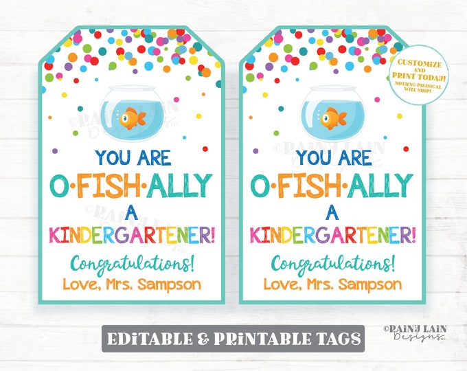 End of School Year Gift Tags, Back to School Gift Tags, New School ...