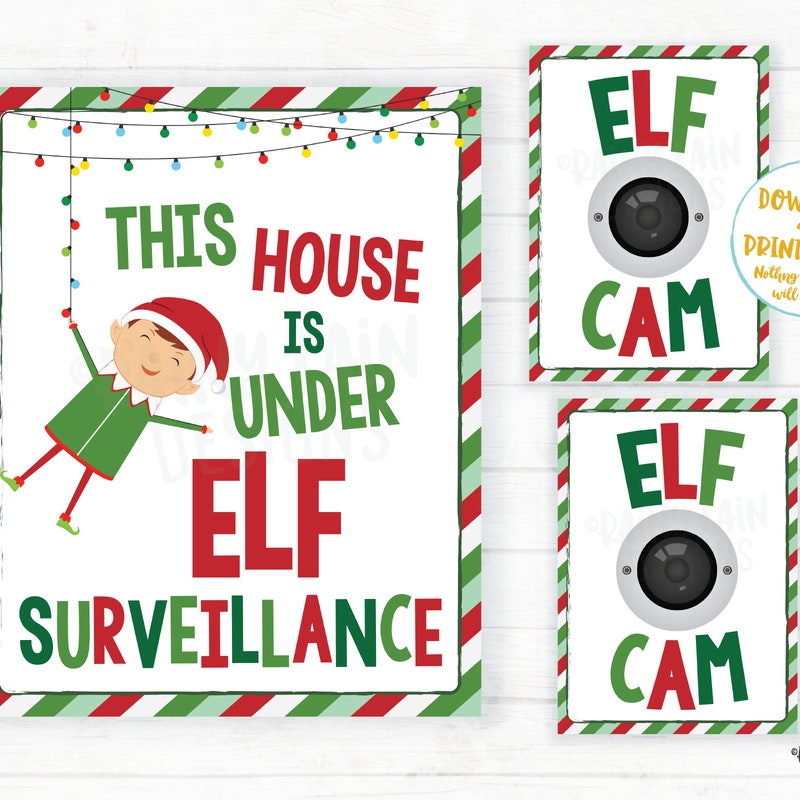 Elf Surveillance - Etsy