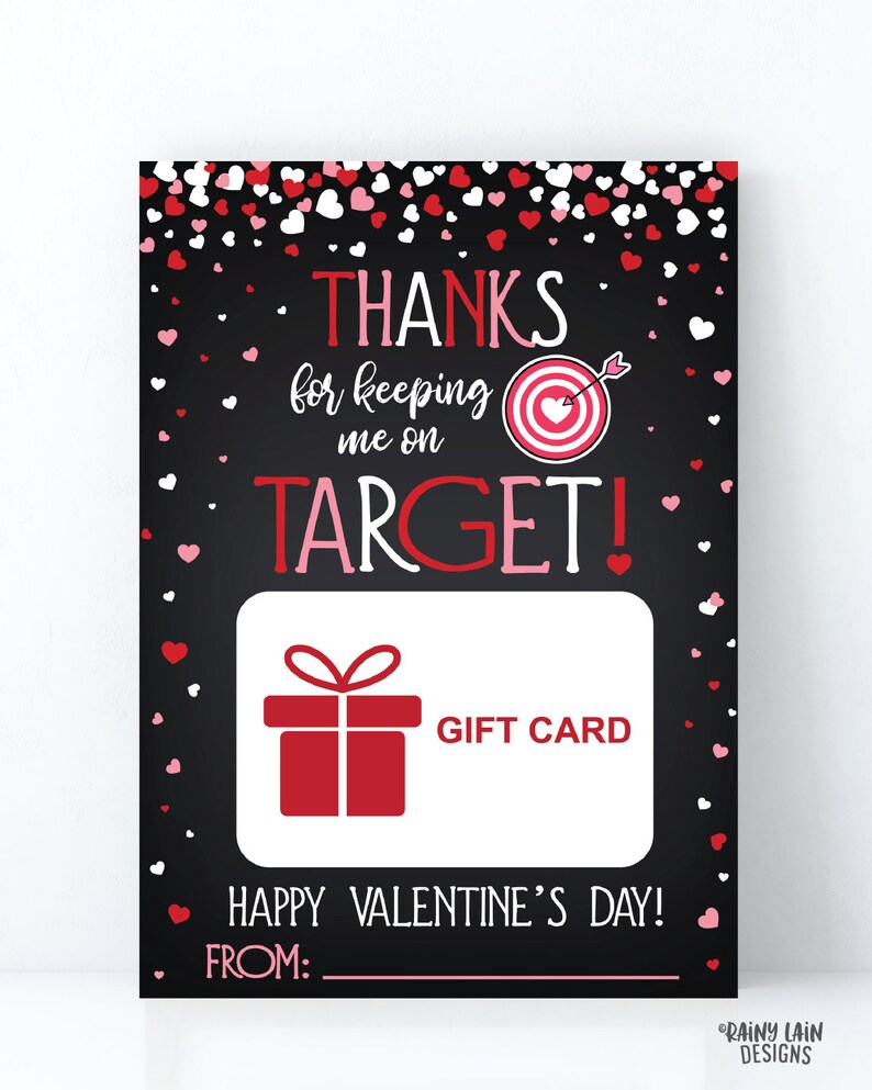 Valentine's Day Gift Card Holder Thanks for Keeping Me on | Etsy