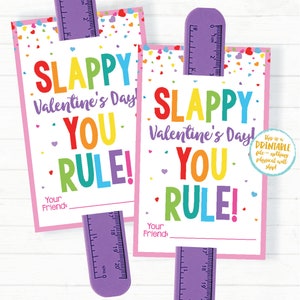Slappy Valentine's Day You Rule Valentine, Slap Bracelet Ruler Slap ...