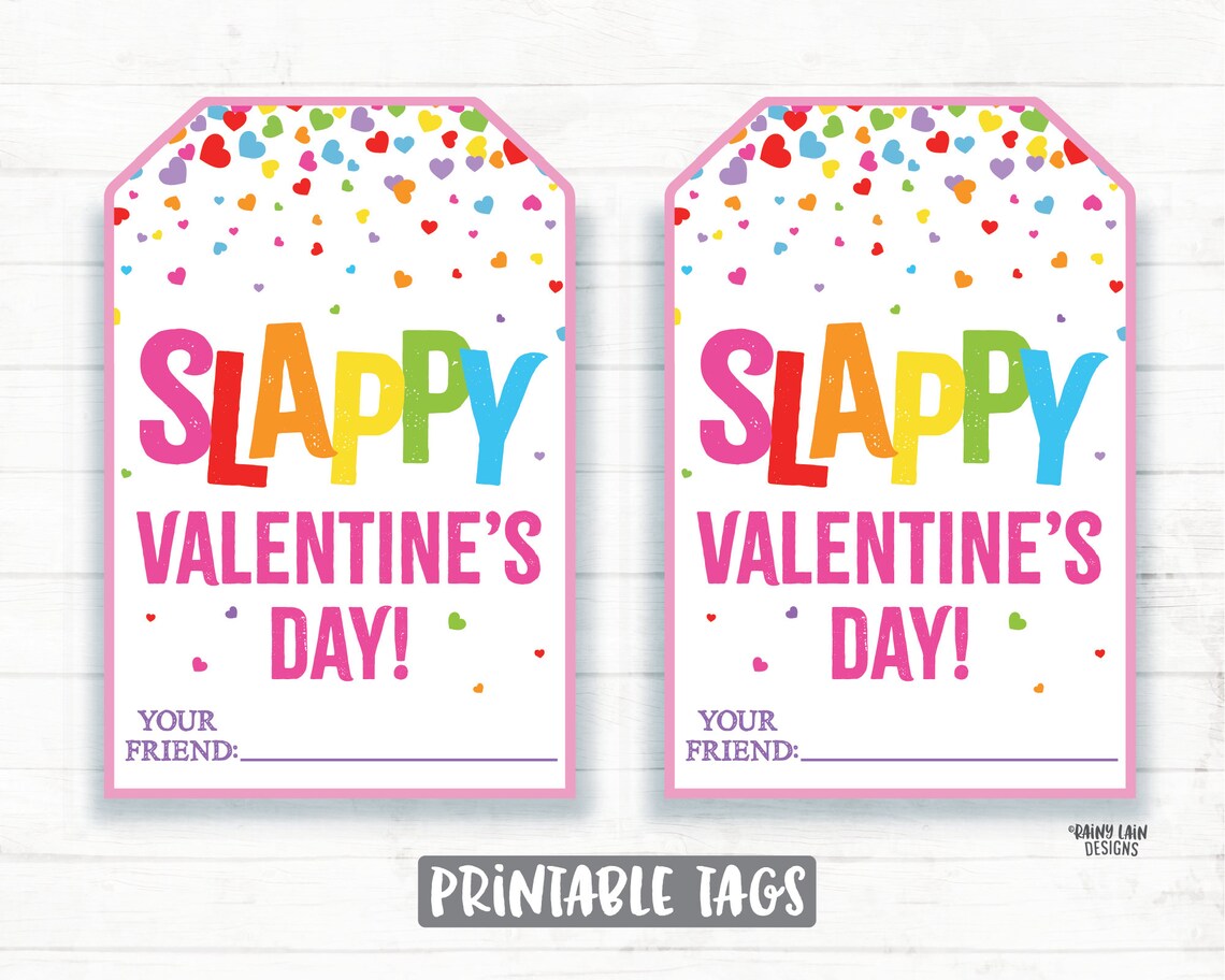 Slappy Valentine's Day Slap Bracelet Valentine Slap | Etsy