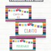 Fiesta Food Tents, Editable Food Cards, Food Signs Fiesta Food Labels ...