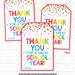 Thank You for a Great School Year Tags, End of School Year Teacher Gift ...