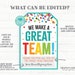 We Make a Great Team Tags Gift Team Member Teammate Employee Company Co ...