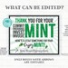 Mint Gift Tags Employee Appreciation Company Volunteer Co-worker Staff ...