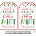 Christmas Full of Merry-mint Tag Holiday Mint Gift Employee ...