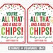 You're All That and a Bag of Chips Tag Christmas Gift Tag Employee ...