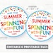 Hope Your Summer is Spinning With Fun Tags End of School Year Gift Tags ...