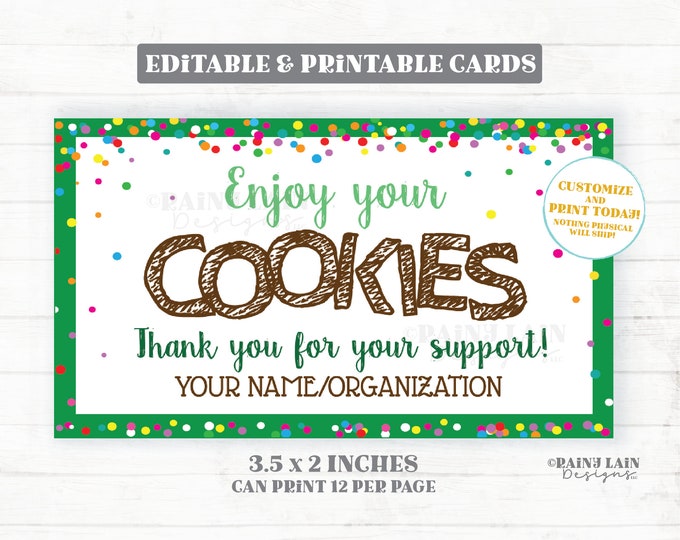 Pop up Cookie Booth Sign, Cookie Booth Printable Cookie Sign, Cookies ...