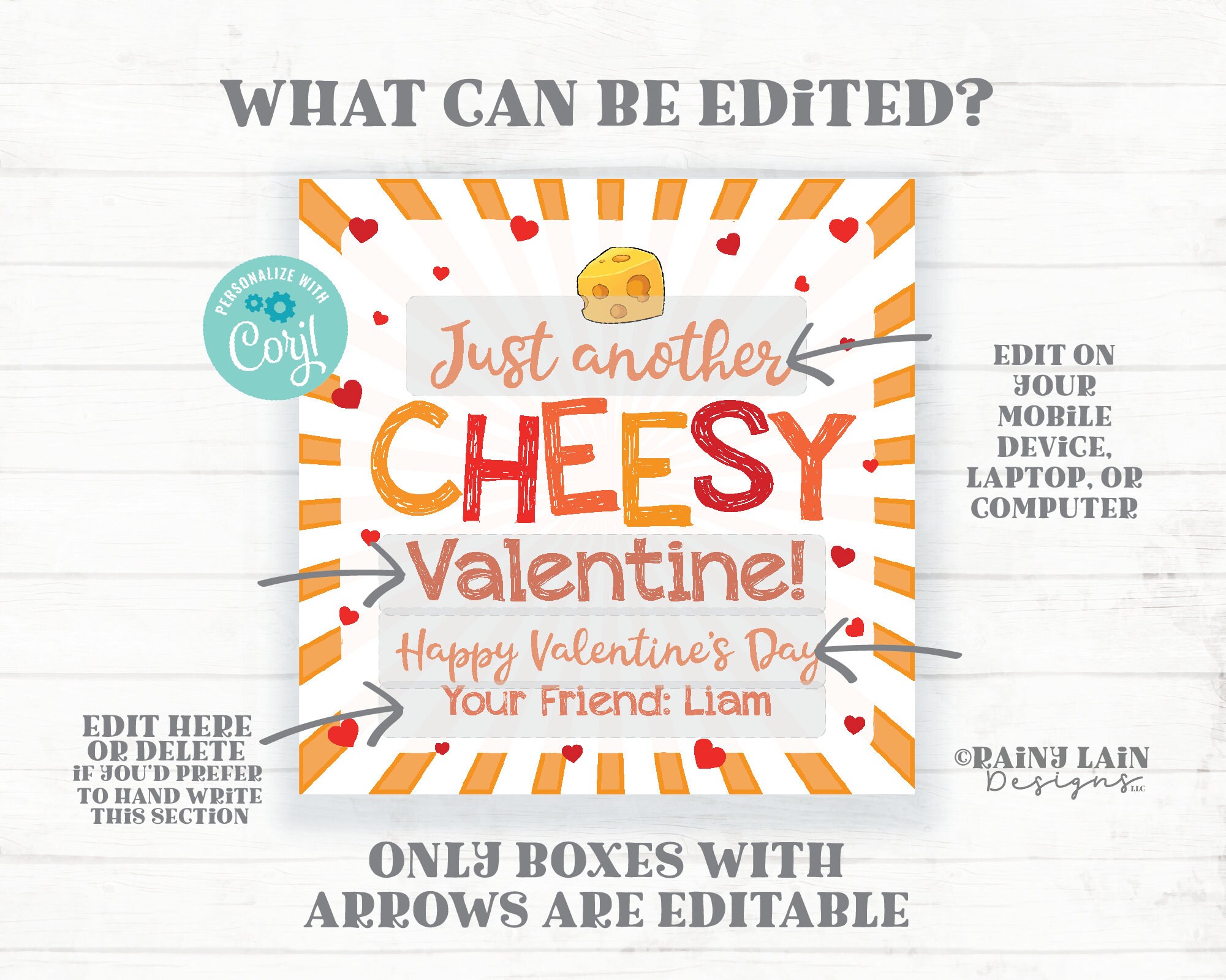 Just Another Cheesy Valentine Tag, Goldfish Cheese Crackers Cheez ...