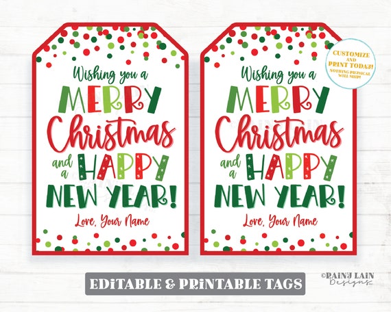 Etiquetas De Feliz Navidad Tarjetas De Regalo De Navidad O Etiquetas