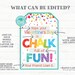 Chalk Valentine Tags, Hope Your Valentine's Day is Chalk Full of Fun ...