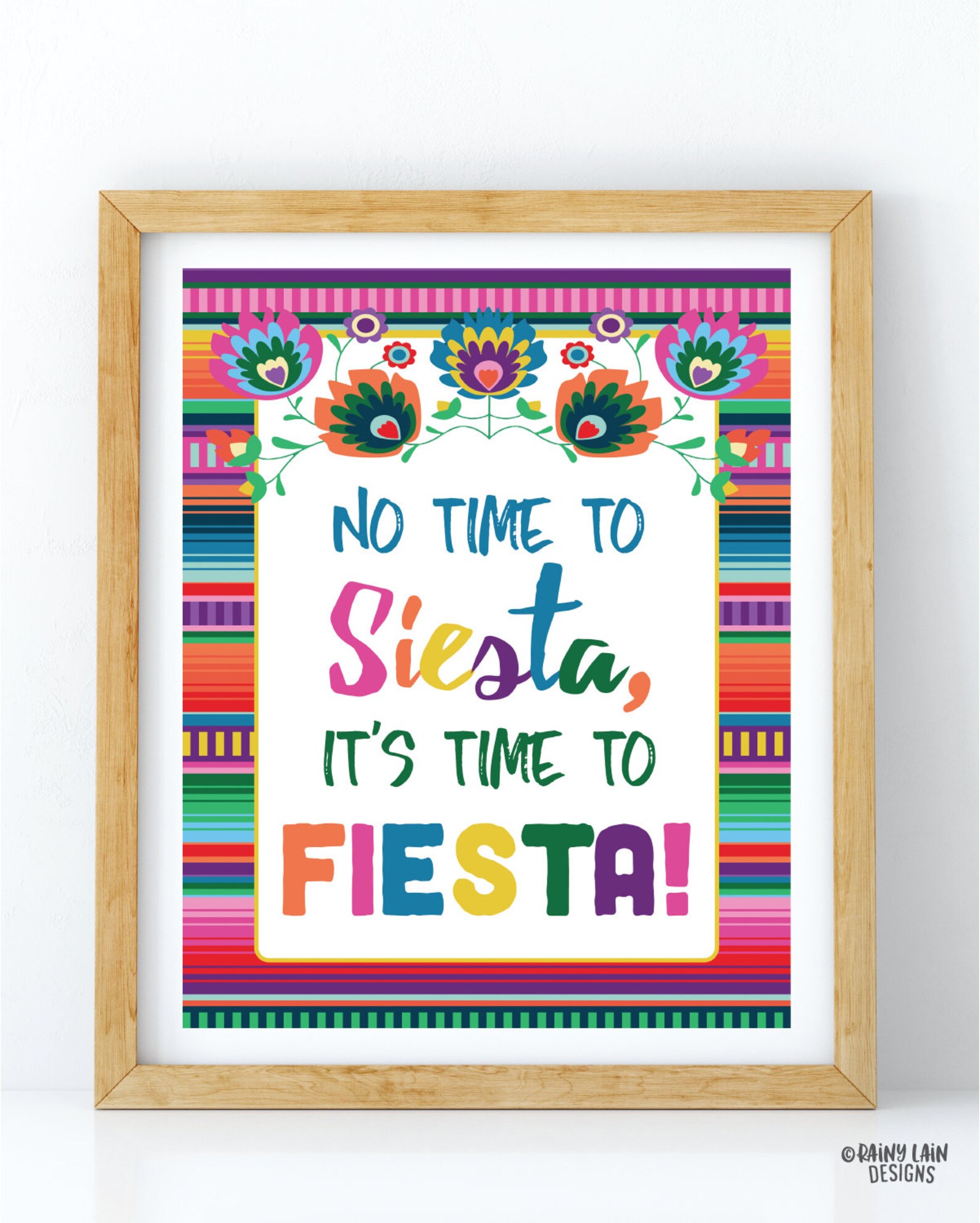 No Time to Siesta It's Time to Fiesta Sign, Fiesta Theme, Fiesta ...