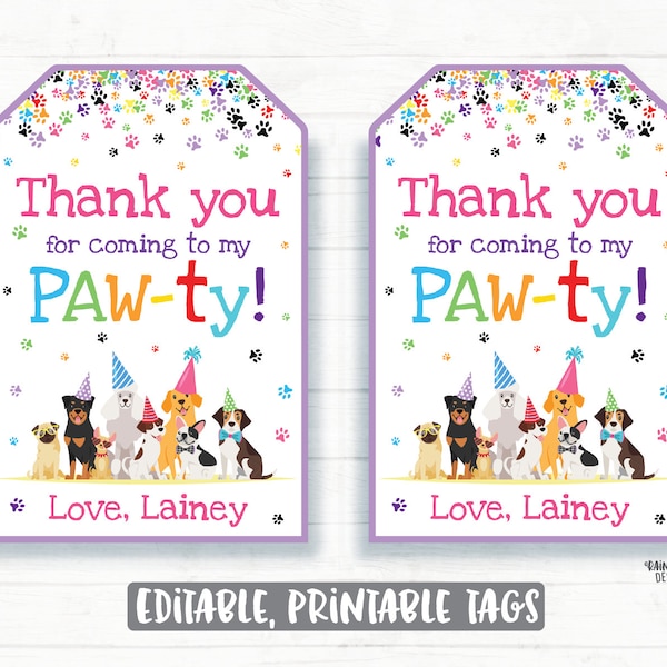 Dog Party Favors - Etsy