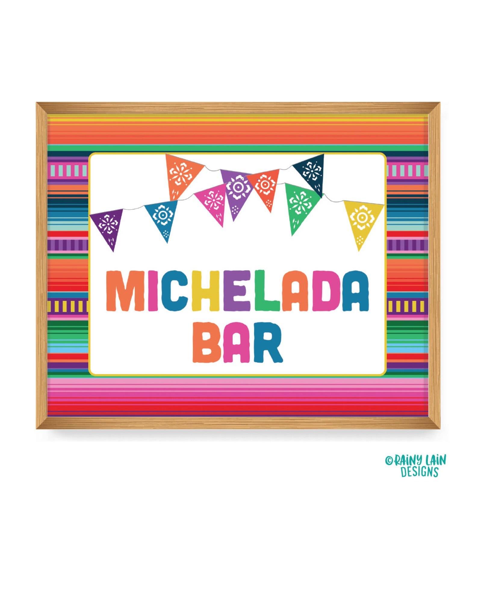 Michelada Bar Sign, Michelada Sign, Fiesta Sign, Fiesta Decorations ...