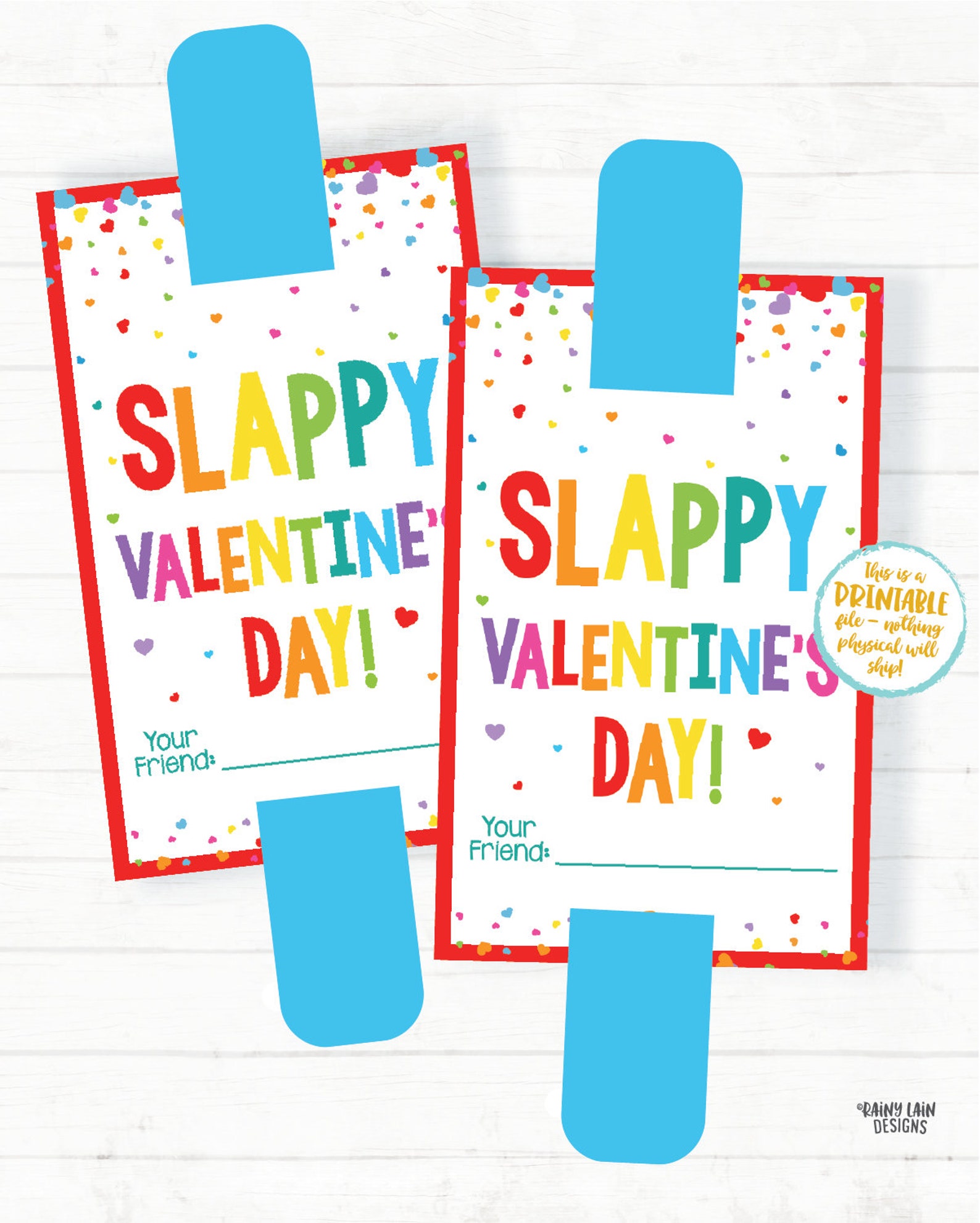 Slappy Valentine's Day Slappy Valentine Slap Bracelet | Etsy