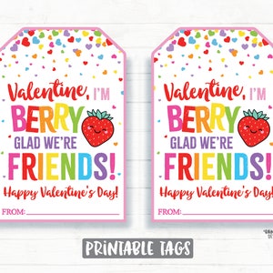 Berry Glad We're Friends Valentine Fruit Snacks, Fruit Strip, Berry ...